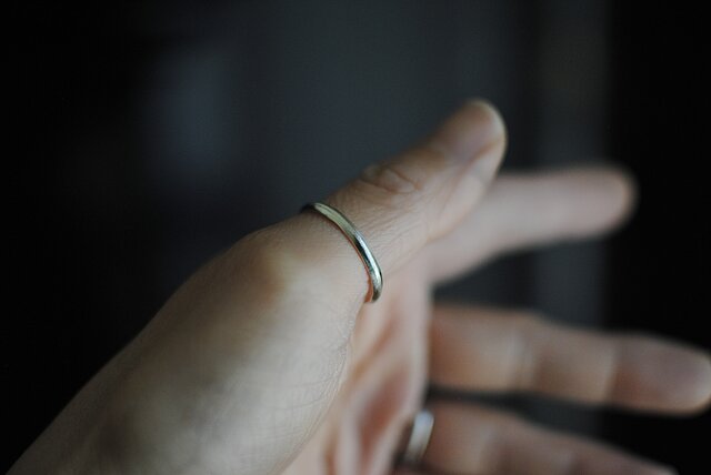 Verite - Ring 【brass / silver】 | iichi 日々の暮らしを心地よくするハンドメイドやアンティークのマーケットプレイス