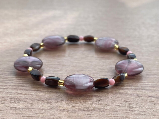Beaded bracelet-74 | iichi 日々の暮らしを心地よくするハンドメイドやアンティークのマーケットプレイス