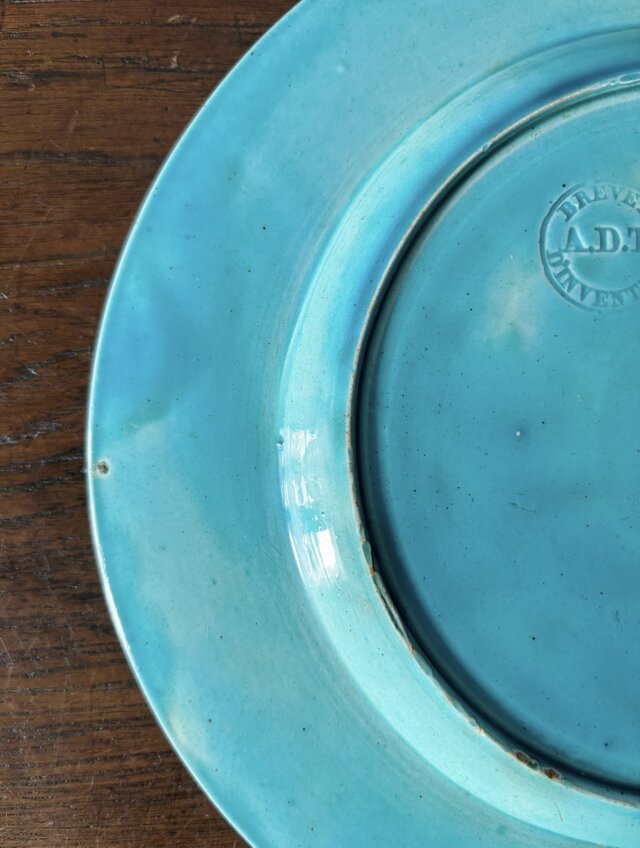 Rubelles リュベル エモー オンブラン 貴婦人 平皿 φ21.7cm フランス アンティーク | iichi 日々の暮らしを心地よくするハンドメイドやアンティークのマーケットプレイス