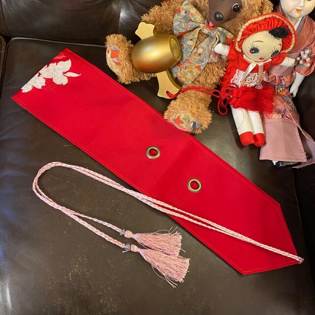 和洋折衷 名古屋帯リメイク ハンドバッグ バック ショルダーチェーン付き ガマ口タイプ 帯サッシュベルト セット あ-86 | iichi 日々の暮らしを心地よくするハンドメイドやアンティーク ...