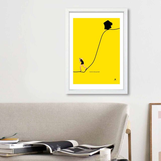 急がば廻れ 送料無料 イラスト たのしくなるお部屋 アート ポスター アートポスター アート/sei検索 3446 | iichi 日々の暮らしを心地よくするハンドメイドやアンティークの ...