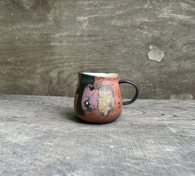 化粧掻き落とし文様 マグカップ166 | iichi 日々の暮らしを心地よくするハンドメイドやアンティークのマーケットプレイス