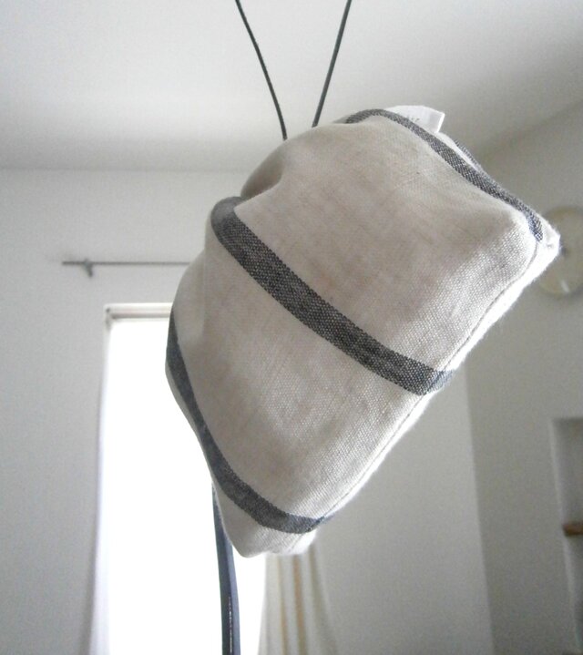 StripeLinen tote＆pouch | iichi 日々の暮らしを心地よくするハンドメイドやアンティークのマーケットプレイス