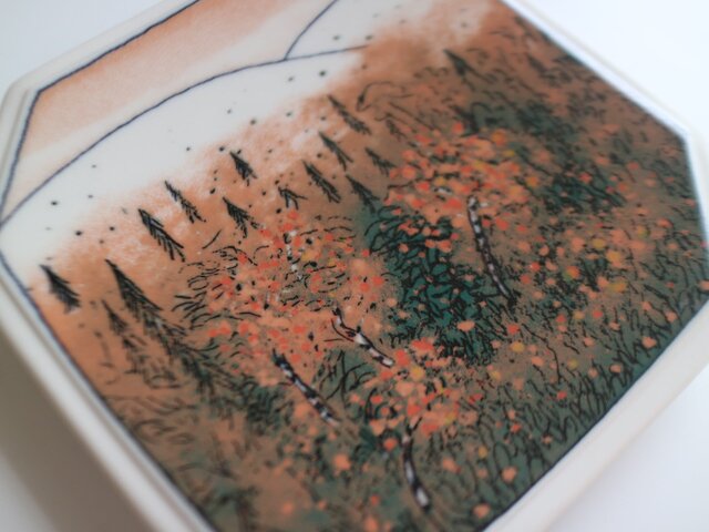 ARABIA×FINNAIR / Helja ヘルヤ AUTUMN 陶板 No.5640 | iichi 日々の暮らしを心地よくするハンドメイドやアンティークのマーケットプレイス