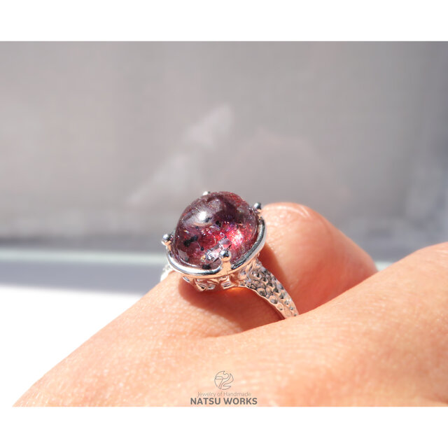 クォーツ リング / Super Seven type Quartz Ring | iichi 日々の暮らしを心地よくするハンドメイドやアンティークのマーケットプレイス