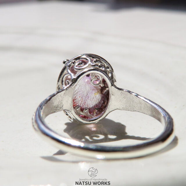 クォーツ リング / Super Seven type Quartz Ring | iichi 日々の暮らしを心地よくするハンドメイドやアンティークのマーケットプレイス
