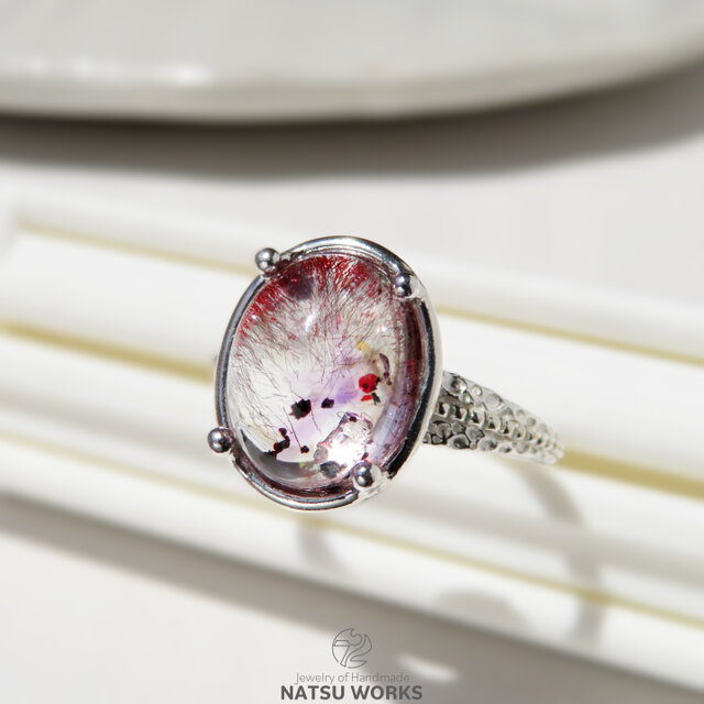 クォーツ リング / Super Seven type Quartz Ring | iichi 日々の暮らしを心地よくするハンドメイドやアンティークのマーケットプレイス