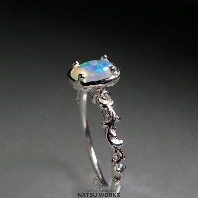 エチオピア オパール リング / Ethiopian Opal Ring | iichi 日々の暮らしを心地よくするハンドメイドやアンティークのマーケットプレイス