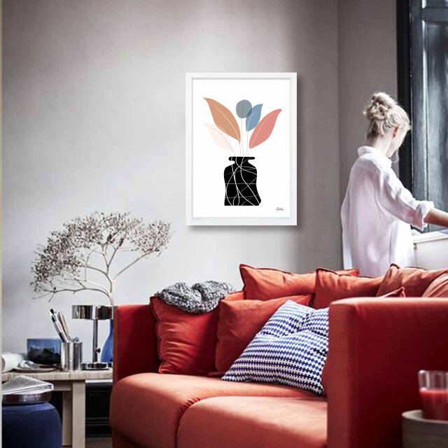 Leaf 植物 送料無料 イラスト A4〜A0 ポスター アートポスター アートsei検索新着順 3241 | iichi 日々の暮らしを心地よくするハンドメイドやアンティークのマーケットプレイス