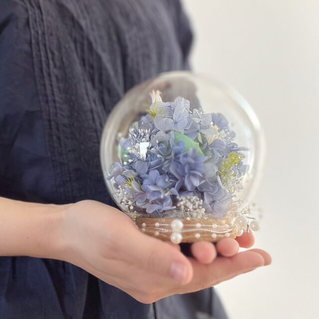 bubble garden “あじさい” 晴れやかブルー2025 | iichi 日々の暮らしを心地よくするハンドメイドやアンティークのマーケットプレイス