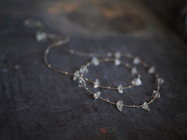 -Lybyan grass- code necklace | iichi 日々の暮らしを心地よくするハンドメイドやアンティークのマーケットプレイス