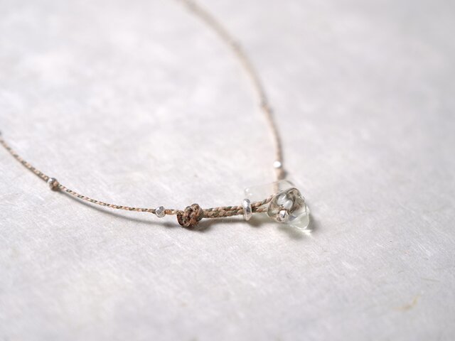 -Lybyan grass- code necklace | iichi 日々の暮らしを心地よくするハンドメイドやアンティークのマーケットプレイス