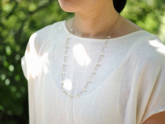 -Lybyan grass- code necklace | iichi 日々の暮らしを心地よくするハンドメイドやアンティークのマーケットプレイス