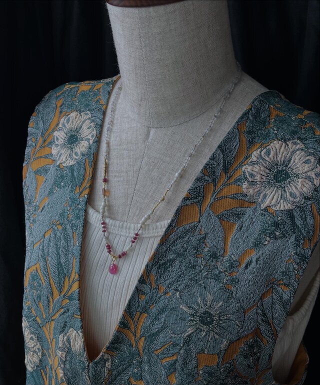 『夕凪』のネックレス | iichi 日々の暮らしを心地よくするハンドメイドやアンティークのマーケットプレイス