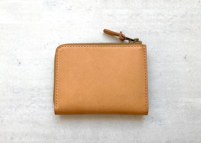 手縫いのLFコンパクトウォレット / イタリアンレザー / オリジナルBOX付 | iichi 日々の暮らしを心地よくするハンドメイドやアンティークのマーケットプレイス