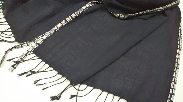 コットンボイルワッシャーのストール リバティ Joshua | iichi 日々の暮らしを心地よくするハンドメイドやアンティークのマーケットプレイス