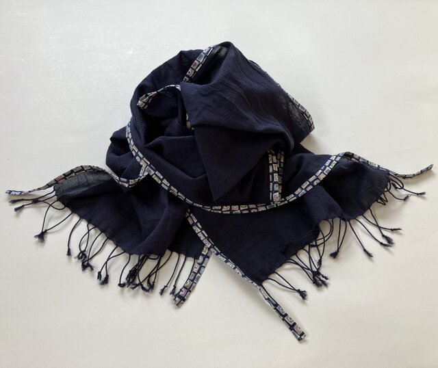 コットンボイルワッシャーのストール リバティ Joshua | iichi 日々の暮らしを心地よくするハンドメイドやアンティークのマーケットプレイス