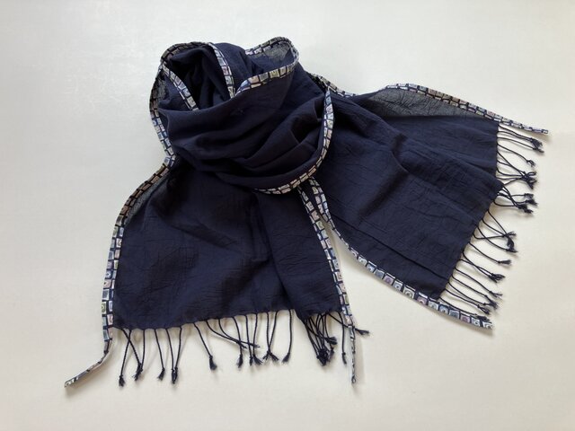 コットンボイルワッシャーのストール リバティ Joshua | iichi 日々の暮らしを心地よくするハンドメイドやアンティークのマーケットプレイス