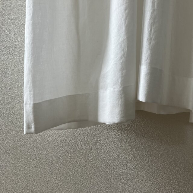 白コットンのロングワンピース（o-op-030) | iichi 日々の暮らしを心地よくするハンドメイドやアンティークのマーケットプレイス