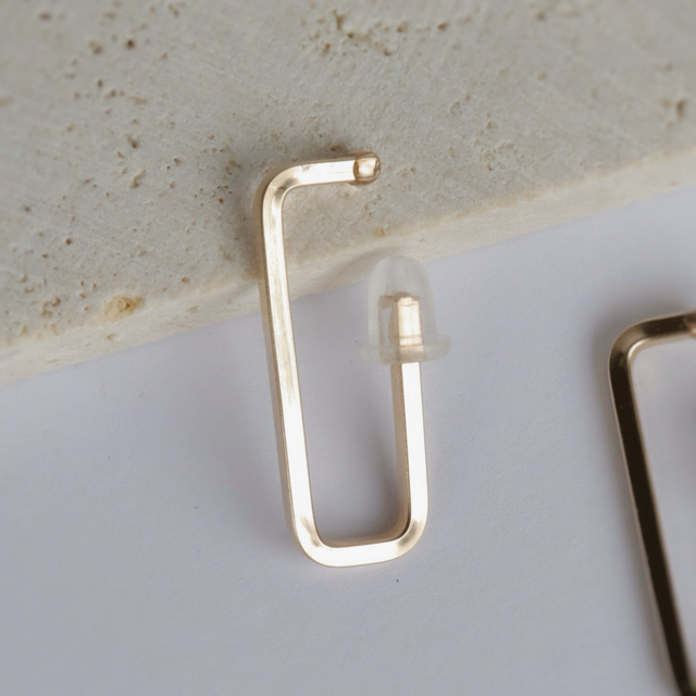 straight line ear cuff - 直線イヤーカフ 14kgf/silver | iichi 日々の暮らしを心地よくするハンドメイドやアンティークのマーケットプレイス
