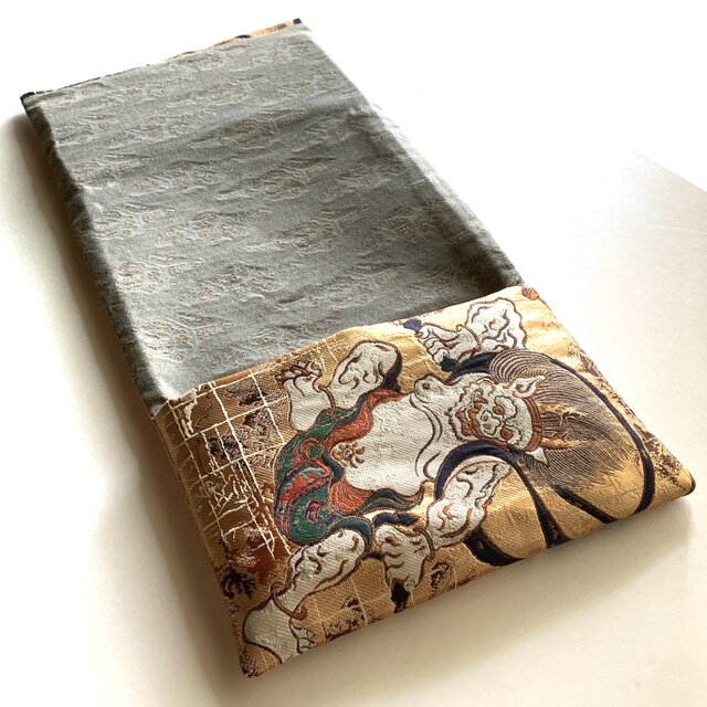 『風神雷神〜三包美』 御朱印帳袋 B6サイズ1〜2冊用 御朱印帳ポーチ 御朱印帳ケース 御朱印帳入れ 数寄屋袋 桐生織物 | iichi 日々の暮らしを心地よくするハンドメイドやアンティークの ...