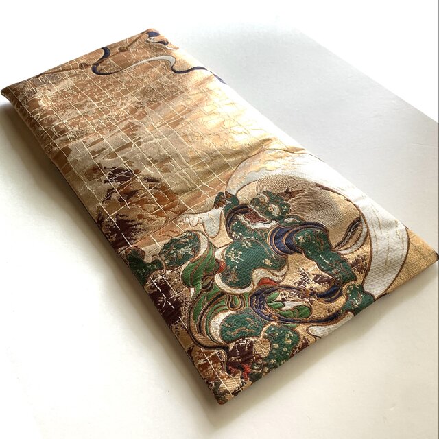 『風神雷神〜三包美』 御朱印帳袋 B6サイズ1〜2冊用 御朱印帳ポーチ 御朱印帳ケース 御朱印帳入れ 数寄屋袋 桐生織物 | iichi 日々の暮らしを心地よくするハンドメイドやアンティークの ...