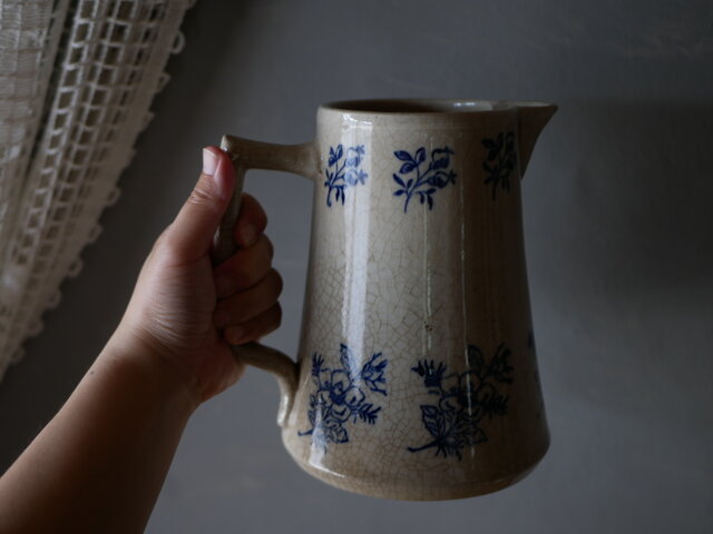 SAINT－UZE ピシェ 花器 水差し アンティーク ブロカントのある暮らし | iichi 日々の暮らしを心地よくするハンドメイドやアンティークのマーケットプレイス