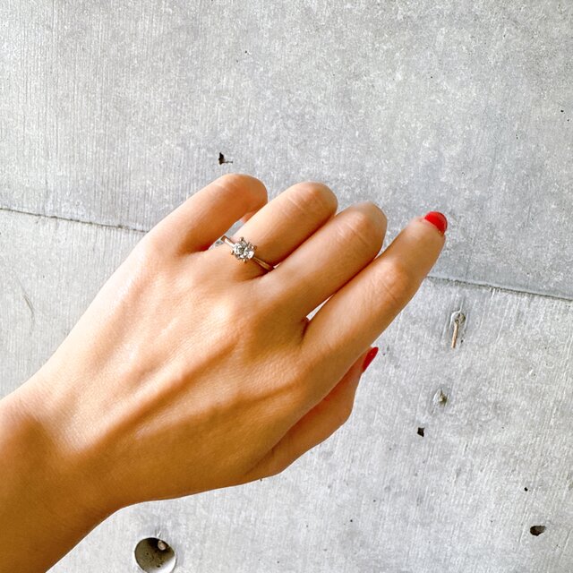 RA99-【 AVON 】エイボン・ヴィンテージリング 1990s 18K H.G.E. Clear Rhinestones | iichi 日々の暮らしを心地よくするハンドメイドや ...