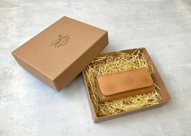 手縫いのレザーキーケース / イタリアンレザー / 受注生産 / オリジナルBOX付 | iichi 日々の暮らしを心地よくするハンドメイドやアンティークのマーケットプレイス