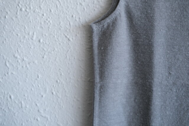 リネンコットンアンダーウェア ノースリーブ（フォーグ・レディースLサイズ） | iichi 日々の暮らしを心地よくするハンドメイドやアンティークのマーケットプレイス