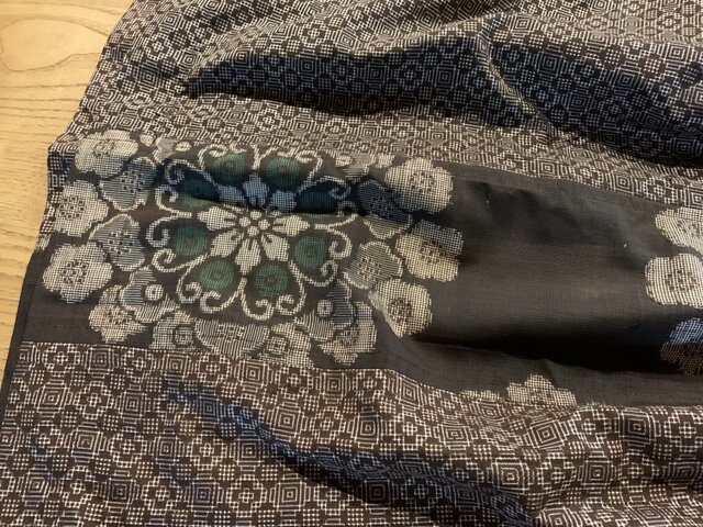 着物解からギャザースカート | iichi 日々の暮らしを心地よくするハンドメイドやアンティークのマーケットプレイス