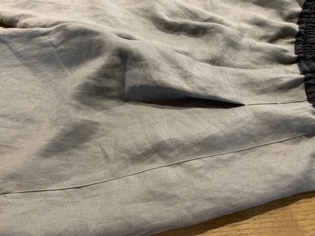 リネンワイドパンツ | iichi 日々の暮らしを心地よくするハンドメイドやアンティークのマーケットプレイス