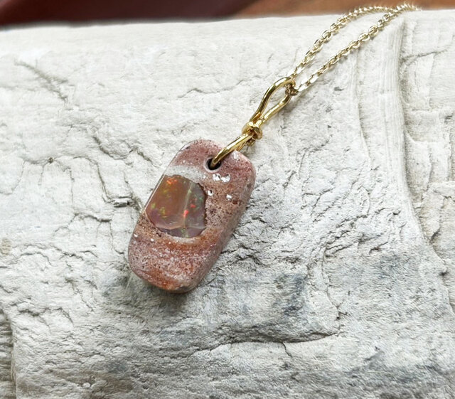 K24純金カンテラ オパール ペンダントトップ/ ピアス K24 Pure Gold Cantera Opal Pend | iichi 日々の暮らしを心地よくするハンドメイドやアンティークの ...