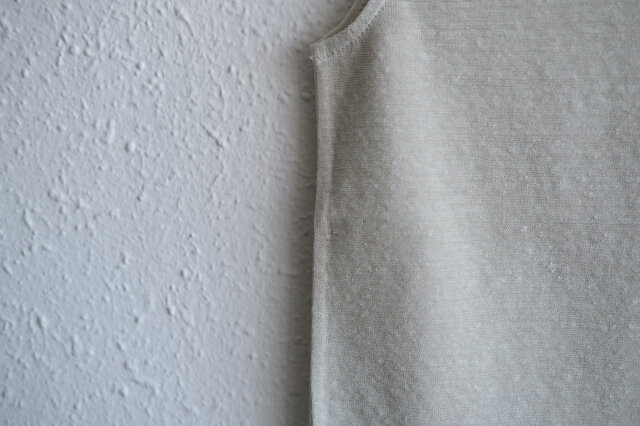 リネンコットンアンダーウェア ノースリーブ（グリーシェル・レディースSサイズ） | iichi 日々の暮らしを心地よくするハンドメイドやアンティークのマーケットプレイス