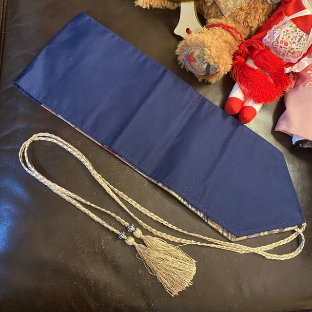 リップル絞り 浴衣リメイク ミニミディ ワンピース ドレス 帯サッシュベルト 和洋折衷 静謐なる美 W-562 | iichi 日々の暮らしを心地よくするハンドメイドやアンティークのマーケットプレイス