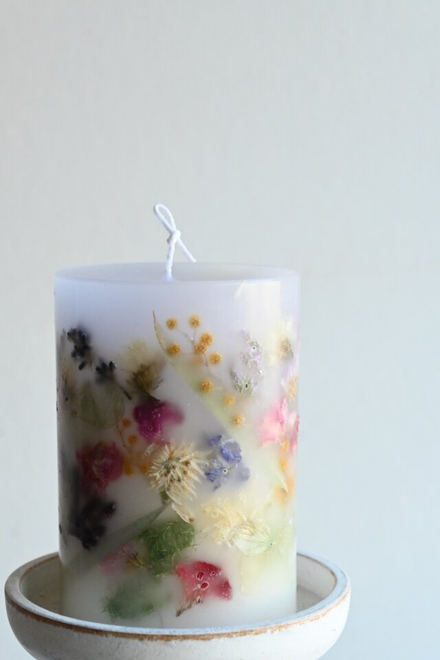 Botanical Candle③ | iichi 日々の暮らしを心地よくするハンドメイドやアンティークのマーケットプレイス