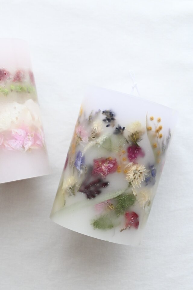 Botanical Candle③ | iichi 日々の暮らしを心地よくするハンドメイドやアンティークのマーケットプレイス