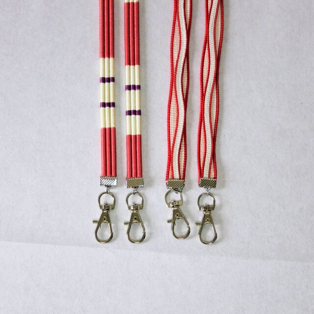 着物リメイク 帯締めで作ったスマホショルダー、スマホストラップ | iichi 日々の暮らしを心地よくするハンドメイドやアンティークの ...