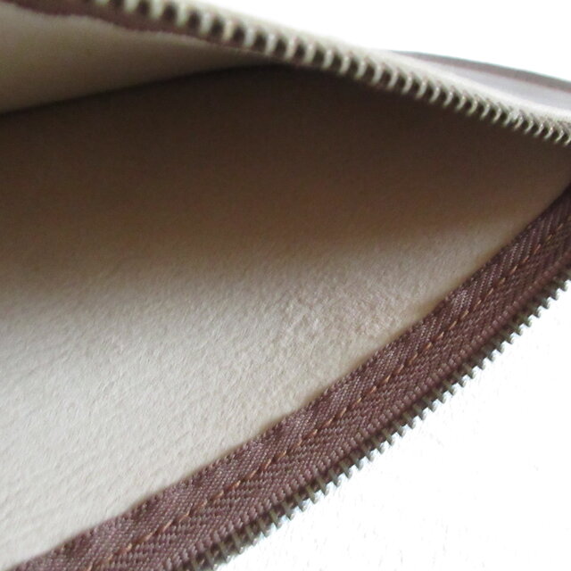 《ゴートスキン》A6対応・フラットファスナーケース・ダークブラウン・0331 | iichi 日々の暮らしを心地よくするハンドメイドやアンティークのマーケットプレイス