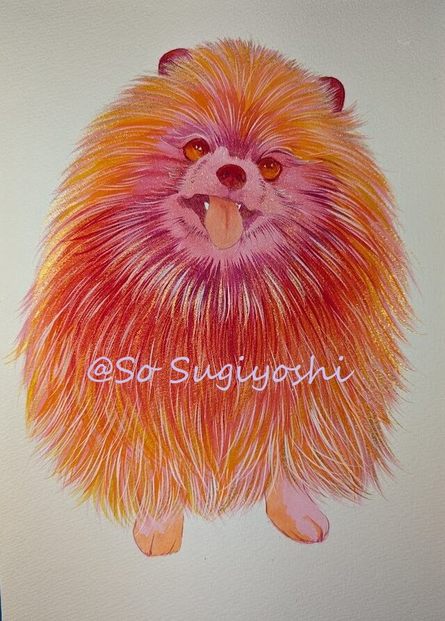 ポメラニアンモデル1 | iichi 日々の暮らしを心地よくするハンドメイドやアンティークのマーケットプレイス