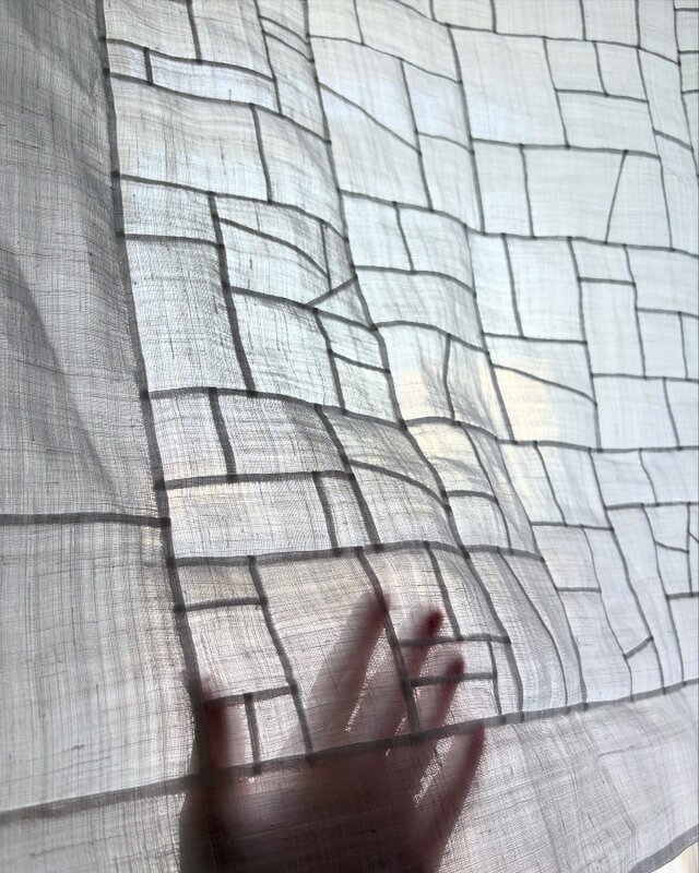 潔い真っ白なポジャギ モシ布 no.6 | iichi 日々の暮らしを心地よくするハンドメイドやアンティークのマーケットプレイス