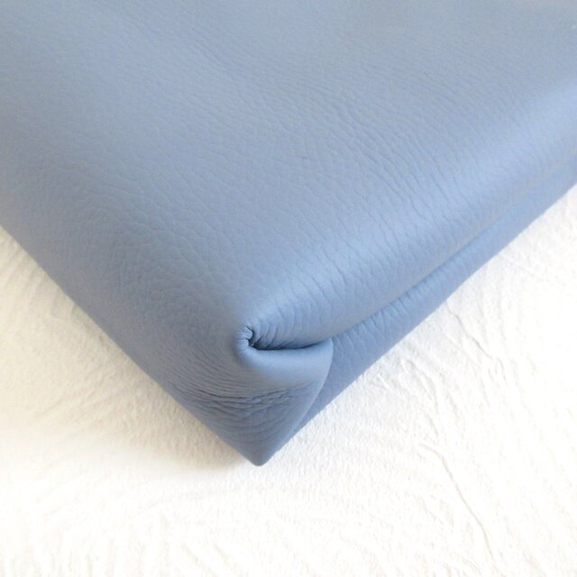 newデザイン♪《牛革》三角マチのスクエアミニトート・シュリンクレザー・0594 | iichi 日々の暮らしを心地よくするハンドメイドやアンティークのマーケットプレイス