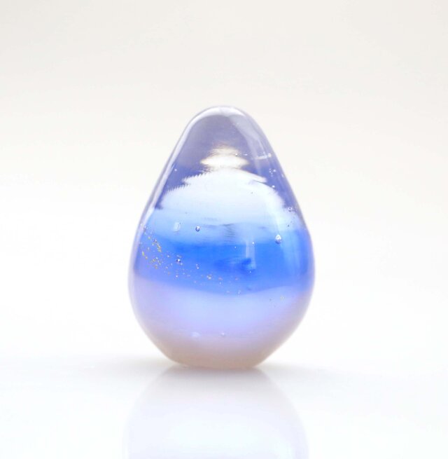 [outlet] ガラスの雫の小さなオブジェ 「宵の星空」 | iichi 日々の暮らしを心地よくするハンドメイドやアンティークのマーケットプレイス