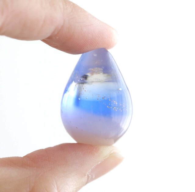 [outlet] ガラスの雫の小さなオブジェ 「宵の星空」 | iichi 日々の暮らしを心地よくするハンドメイドやアンティークのマーケットプレイス