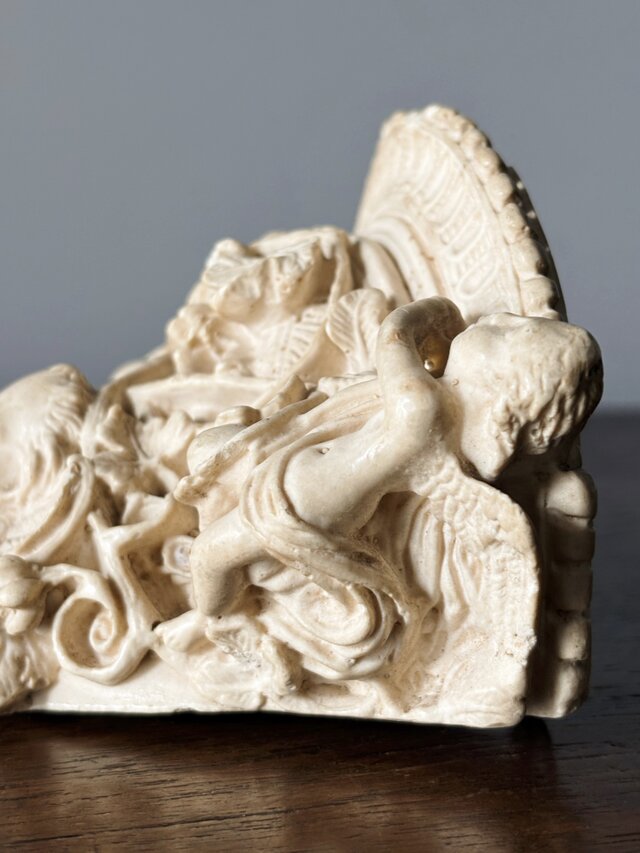 コンソール 智天使 海泡石 メシャム フランス アンティーク 0502223 | iichi 日々の暮らしを心地よくするハンドメイドやアンティークのマーケットプレイス