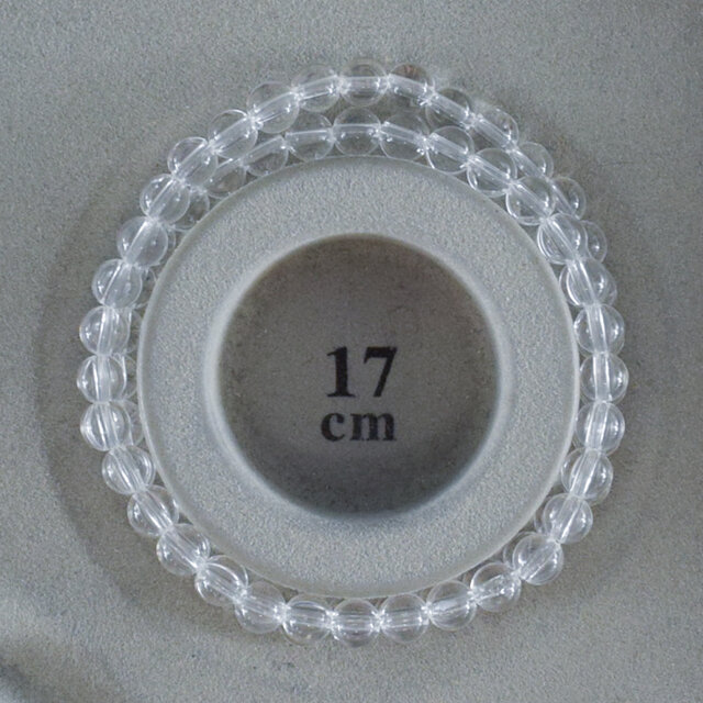 6mm 白水晶二重巻 腕輪 ブレスレット UDA207 | iichi 日々の暮らしを心地よくするハンドメイドやアンティークのマーケットプレイス