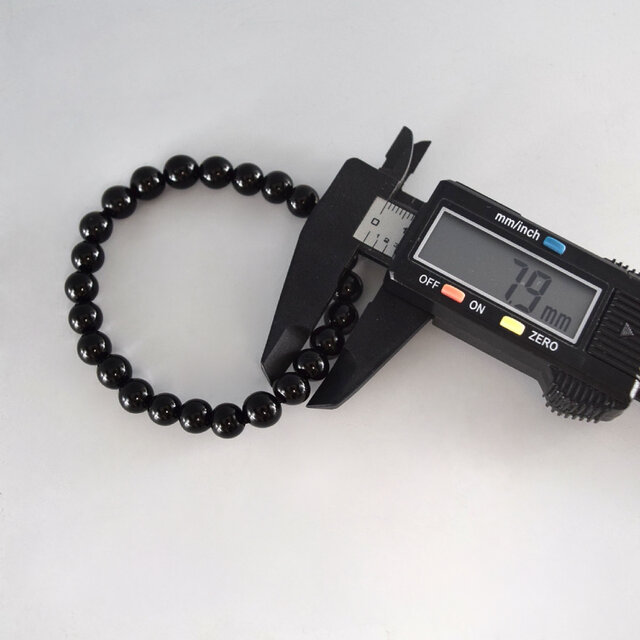 8mm オニキス ブレスレット UDA208 | iichi 日々の暮らしを心地よくするハンドメイドやアンティークのマーケットプレイス
