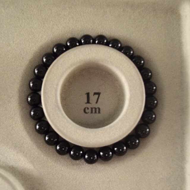 8mm オニキス ブレスレット UDA208 | iichi 日々の暮らしを心地よくするハンドメイドやアンティークのマーケットプレイス