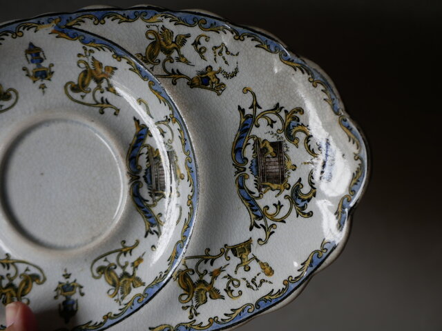 GIEN ジアン アンティークプレート フランスアンティーク アンティークのある暮らし | iichi 日々の暮らしを心地よくするハンドメイドやアンティークのマーケットプレイス