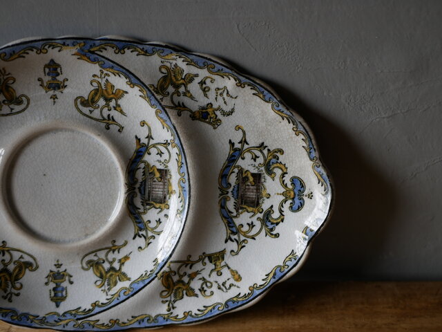 GIEN ジアン アンティークプレート フランスアンティーク アンティークのある暮らし | iichi 日々の暮らしを心地よくするハンドメイドやアンティークのマーケットプレイス